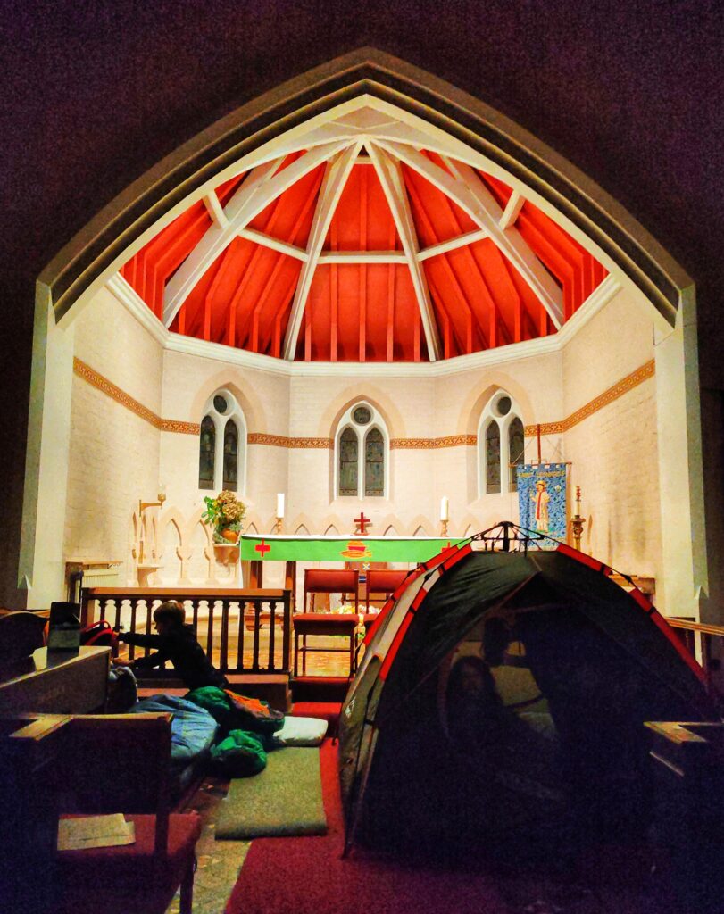 Sleepover at the Church - Heath and Reach Scout Group, Leighton Linslade